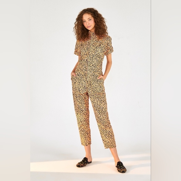 FARM Rio | Pants & Jumpsuits | Farm Rio Leopard Pop Jumpsuit | Poshmark